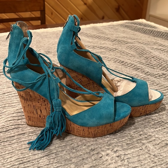 Ivanka Trump | Shoes | Ivanka Trump Cork Wedges 85 | Poshmark